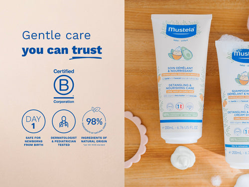 Multi-use conditioner and leave-in for wavy and curly hair - Mustela USA